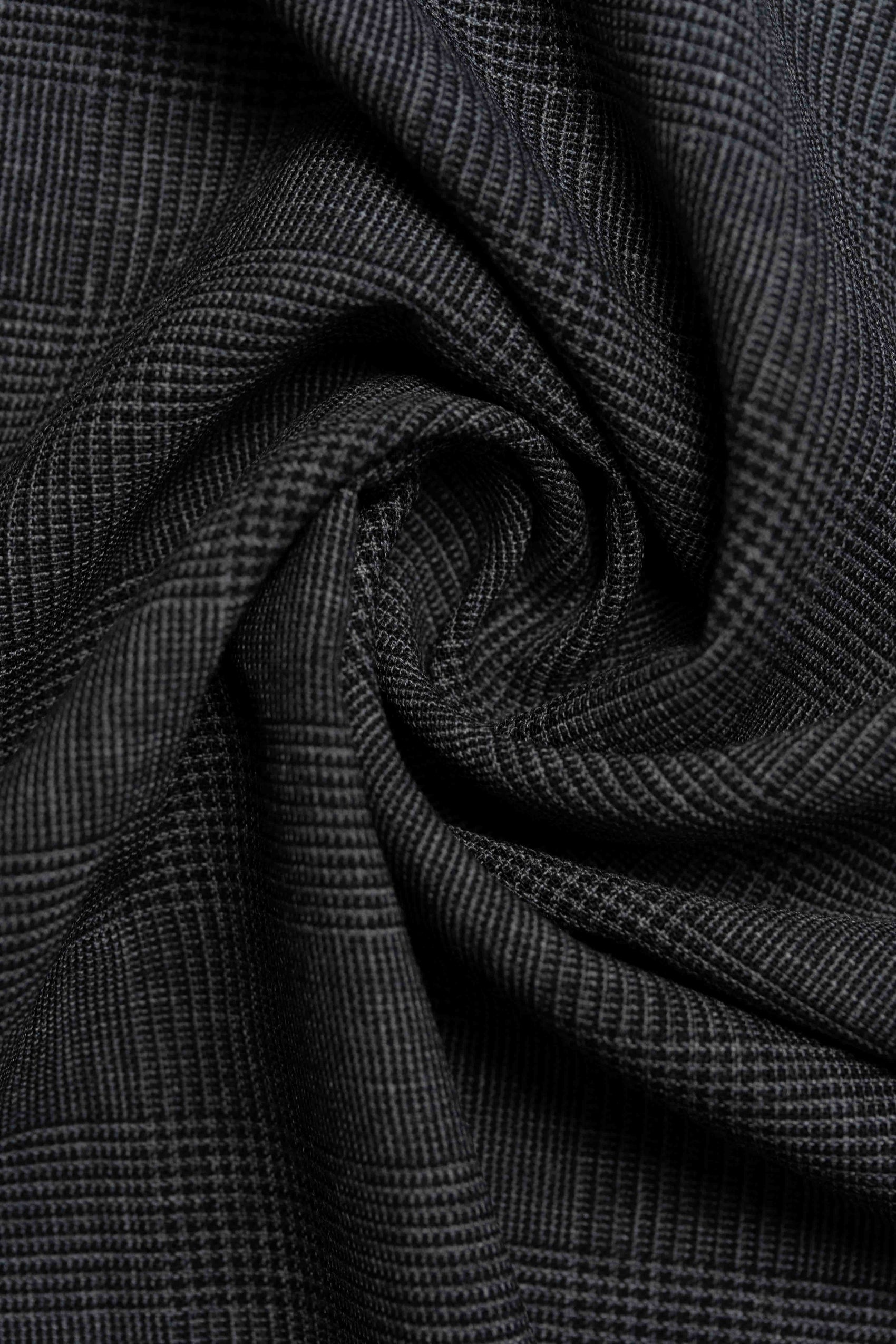 Charcoal Wool & Mohair Pow Suit Jacket Fabric – Yoo's Club