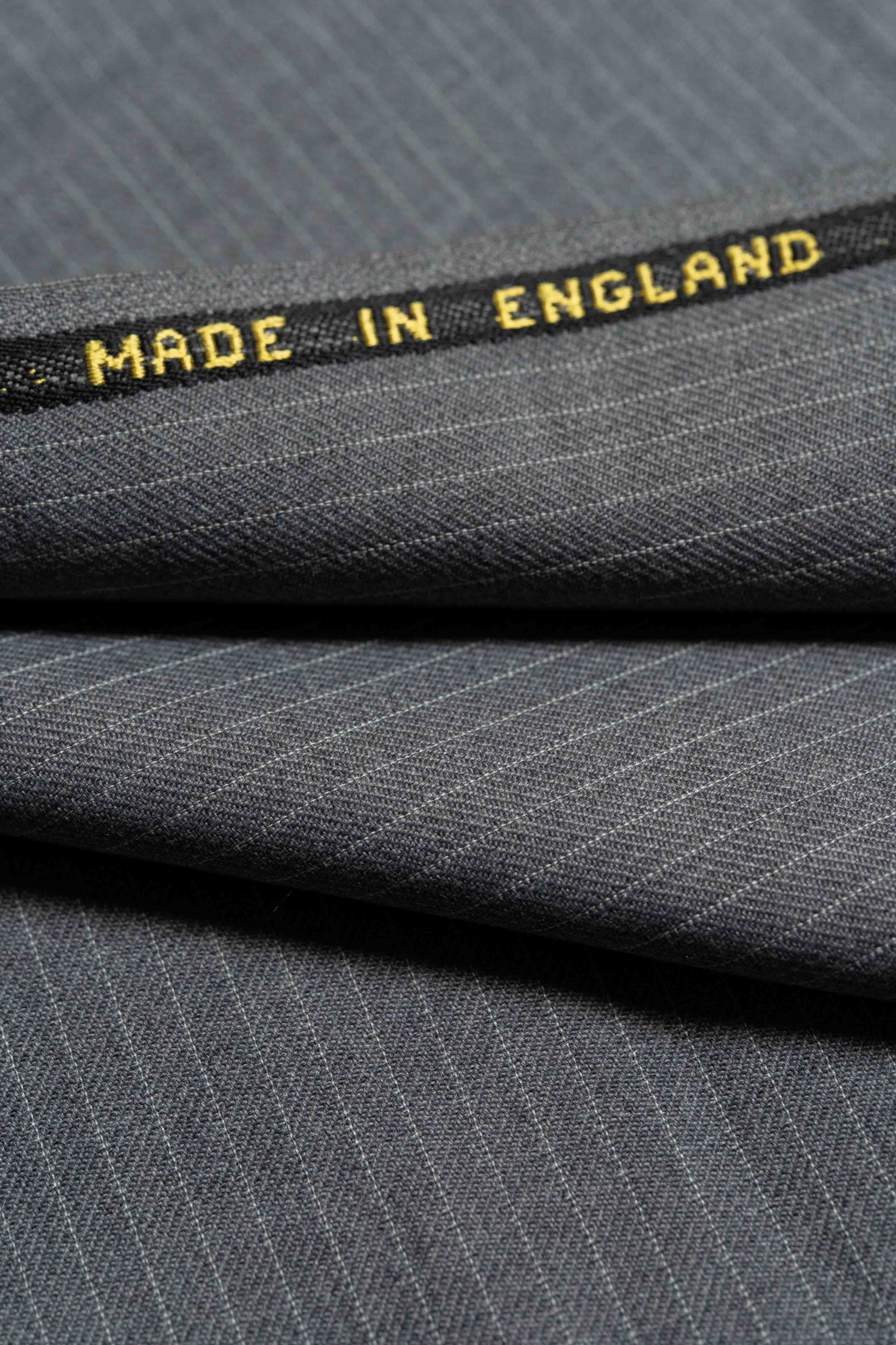 British Super Fine Wool Grey Stripe Suit Fabric – Yoo's Club